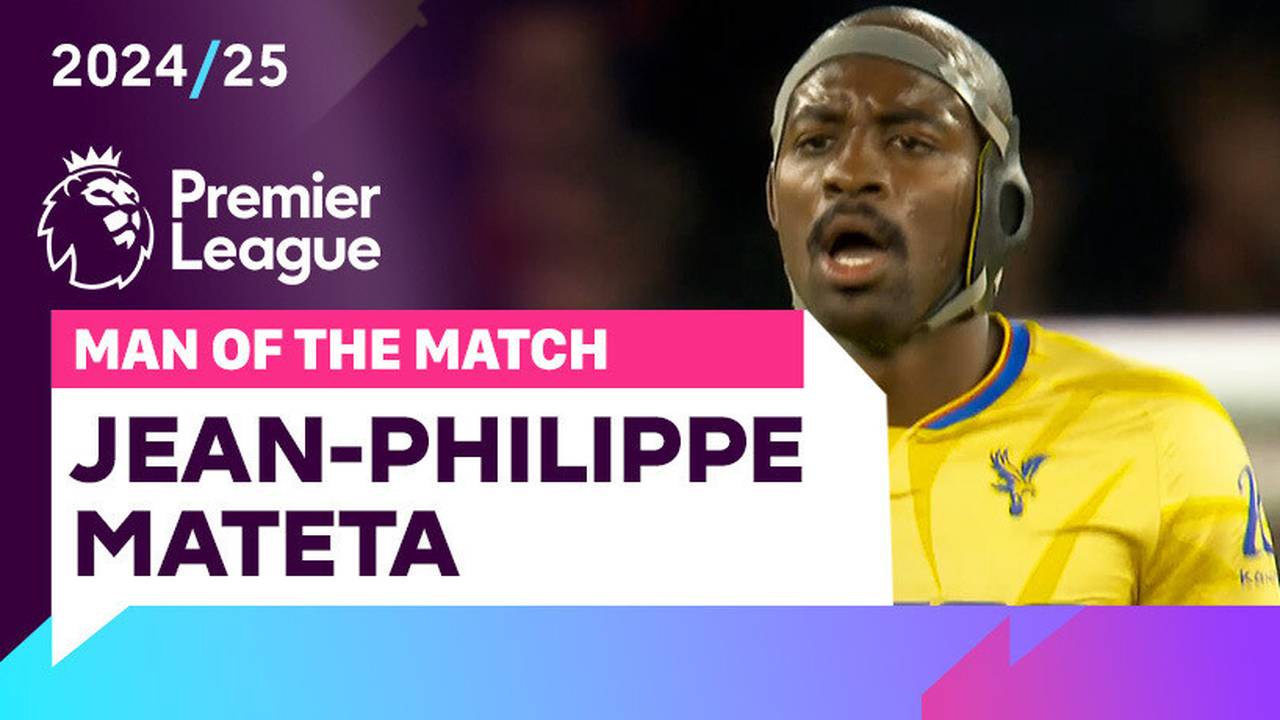 Man of the Match: Jean-Philippe Mateta | Arsenal vs Crystal Palace ...