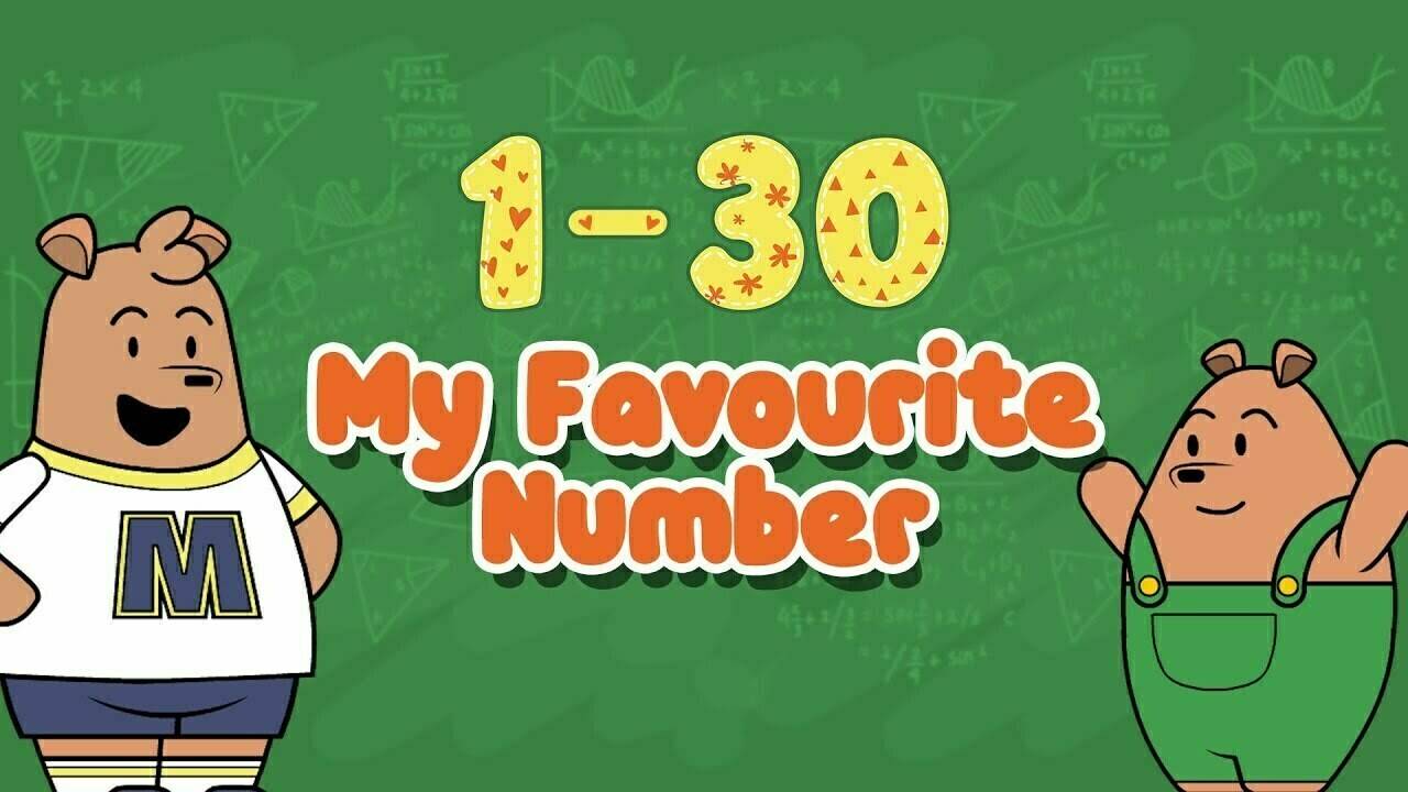 Count from 1 to 30 | Jom Hitung | Learn Favourite Numbers