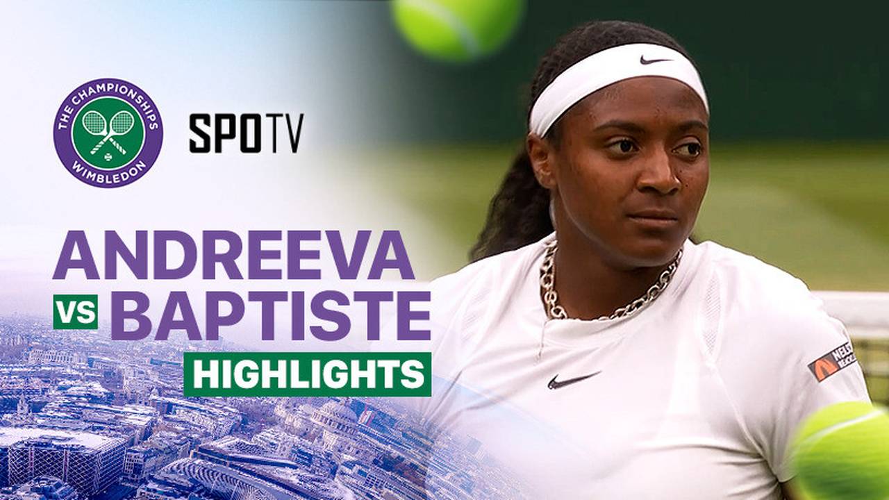 Mirra Andreeva vs Hailey Baptiste - Highlight | Wimbledon 2025 | Vidio