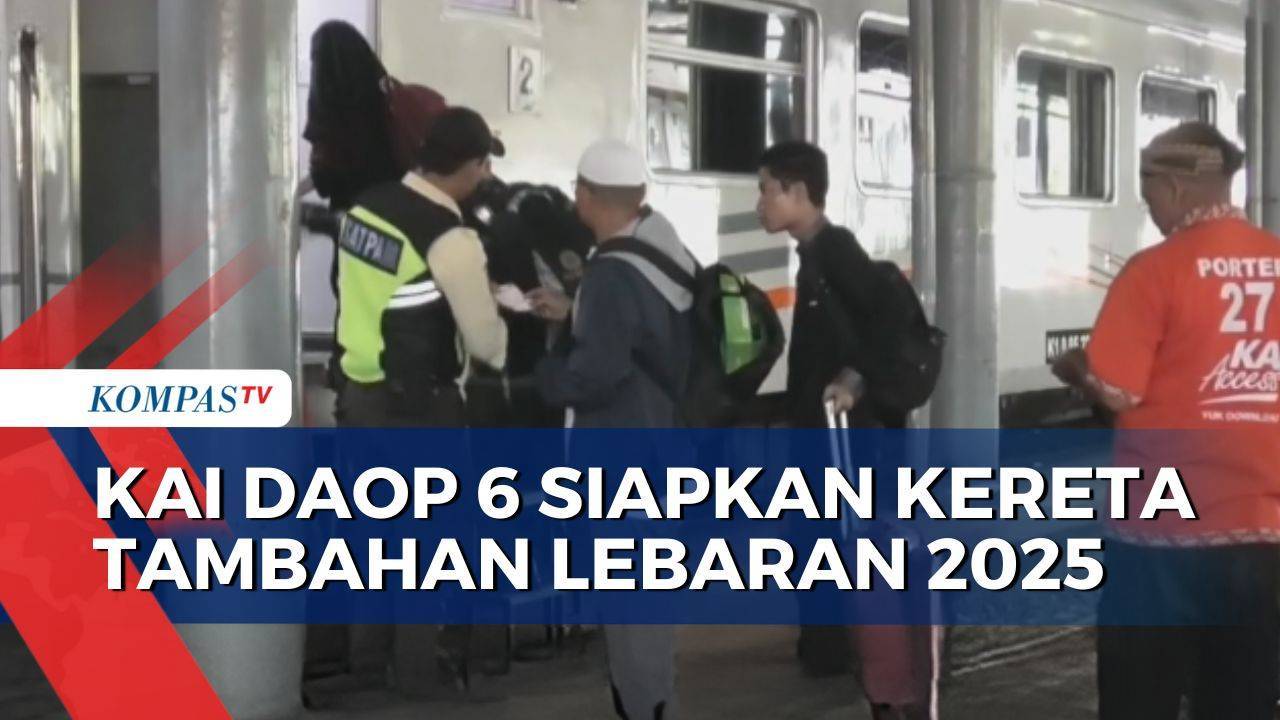 PT KAI Daop 6 Yogyakarta Siapkan 11 Kereta Api Tambahan untuk Mudik 2025 - Kompas TV | Vidio