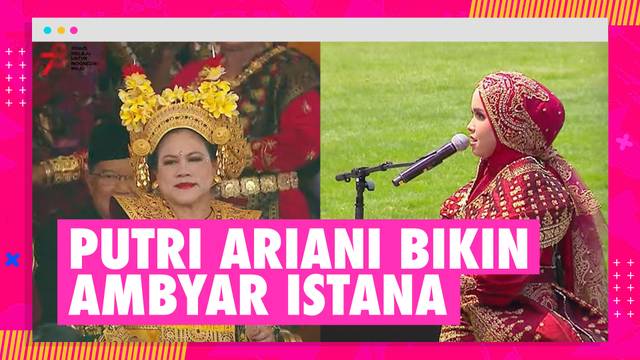 Detik-Detik Putri Ariani Nyanyi Lagu Rungkad di HUT RI ke-78, Ibu ...