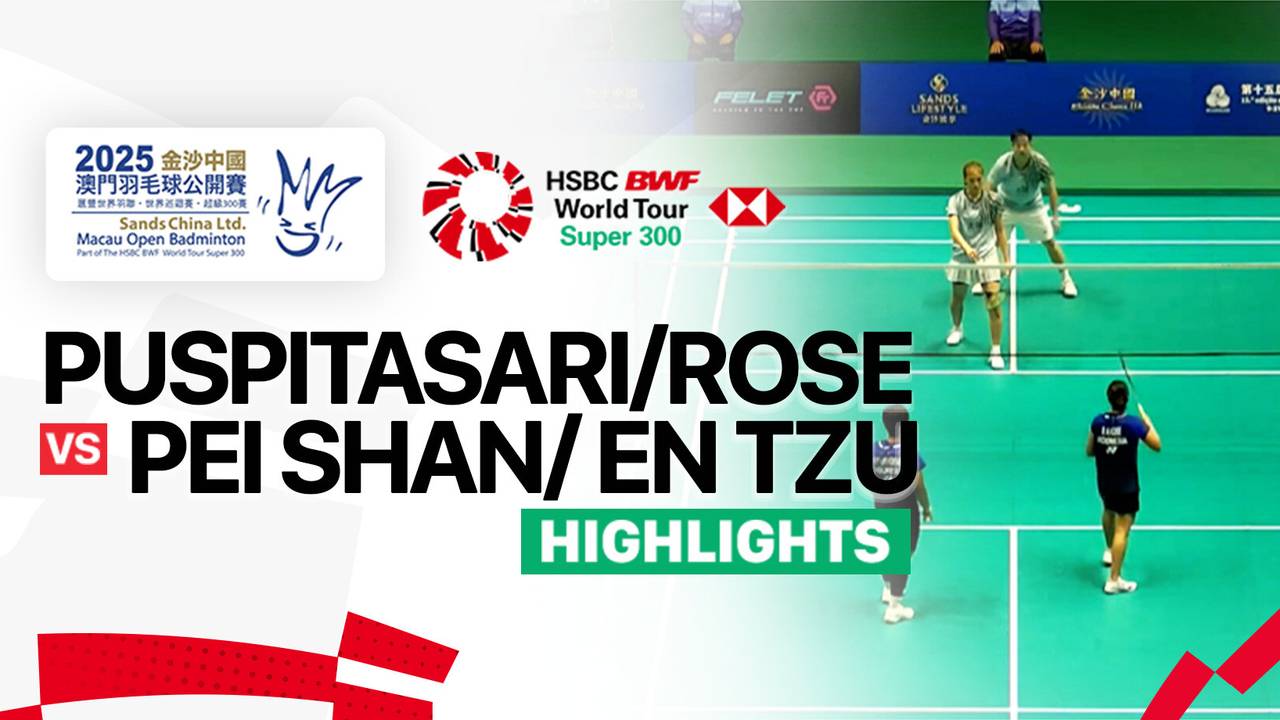 Meilysa Trias Puspitasari/Rachel Allessya Rose (INA) vs Hsieh Pei Shan/Hung En Tzu (TPE ...