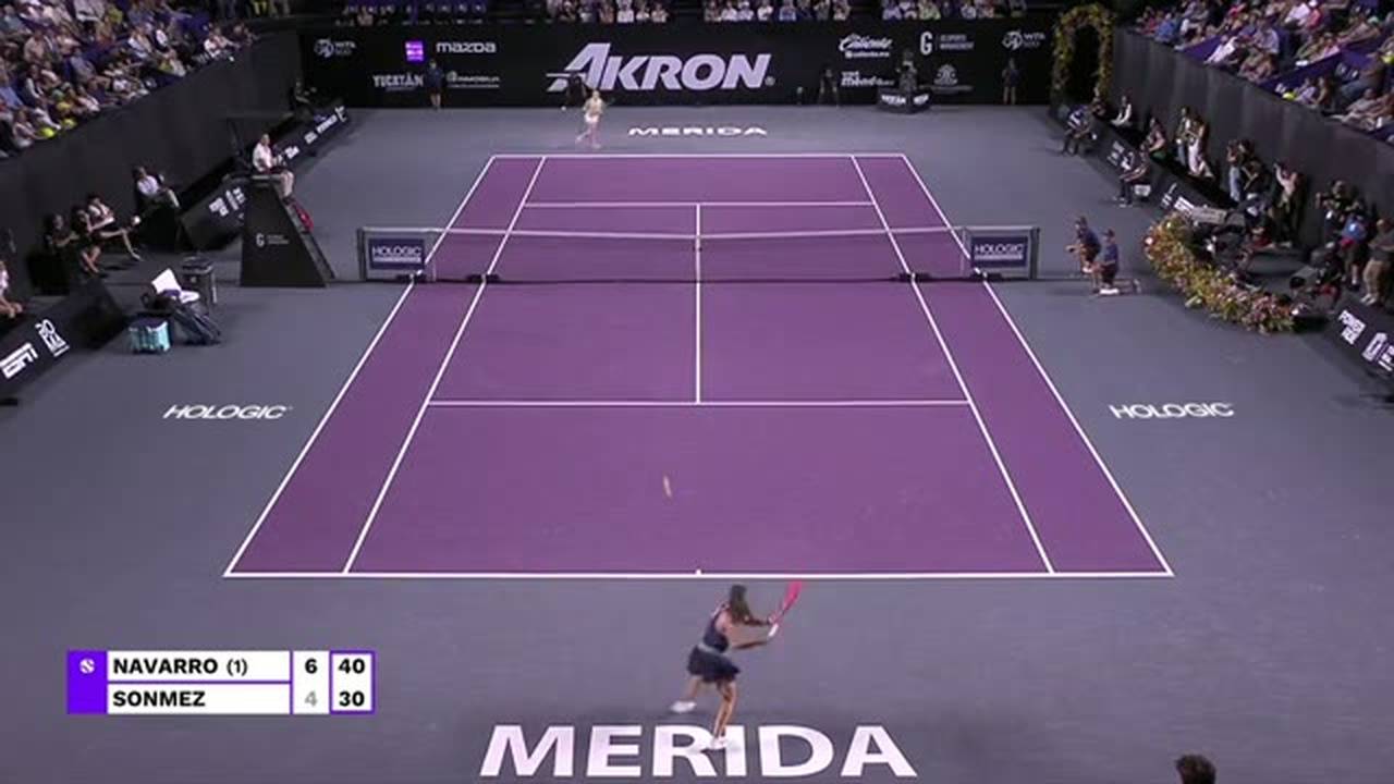 Quarterfinal: Emma Navarro vs Zeynep Sonmez - Highlights | WTA Merida ...