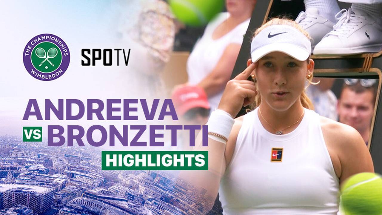 Mirra Andreeva vs Lucia Bronzetti - Highlight | Wimbledon 2025 | Vidio