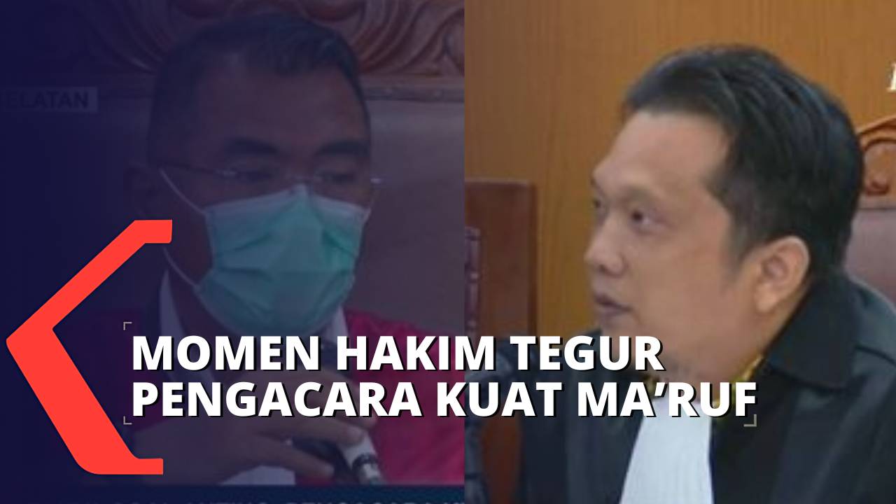 Momen Hakim Tegur Pengacara Kuat Maruf karena Dinilai Tanyakan Hal Tak ...