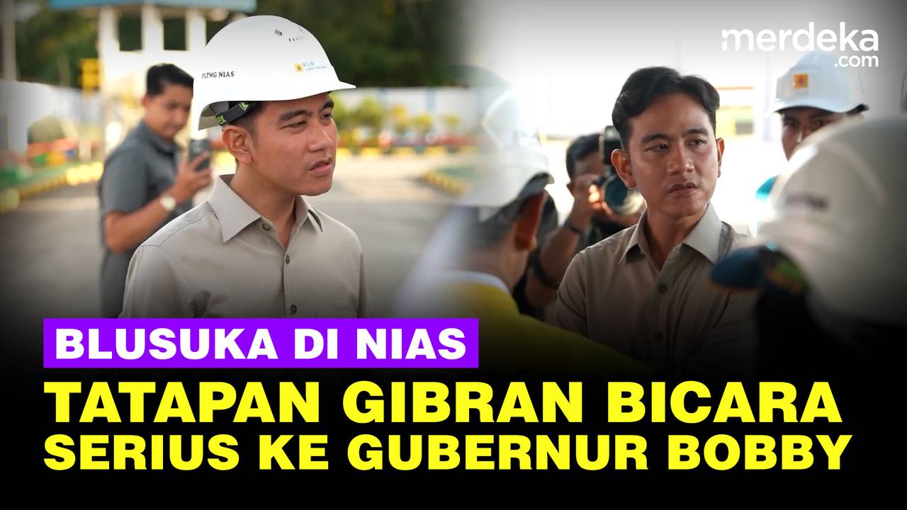 Tatapan Wapres Gibran Bicara ke Gubernur Bobby saat Blusukan ke PLT ...
