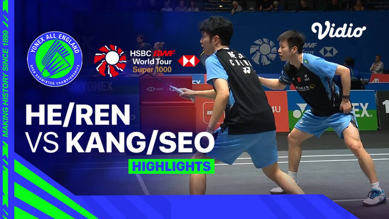 Men's Doubles: He Ji Ting/Ren Xiang Yu (CHN) vs Kang Min Hyuk/Seo Seung ...