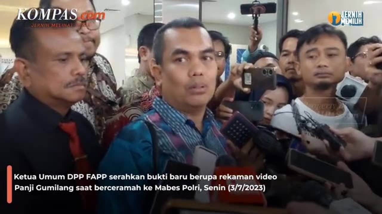 Pelapor Serahkan Bukti Video Ceramah Panji Gumilang terkait Dugaan ...