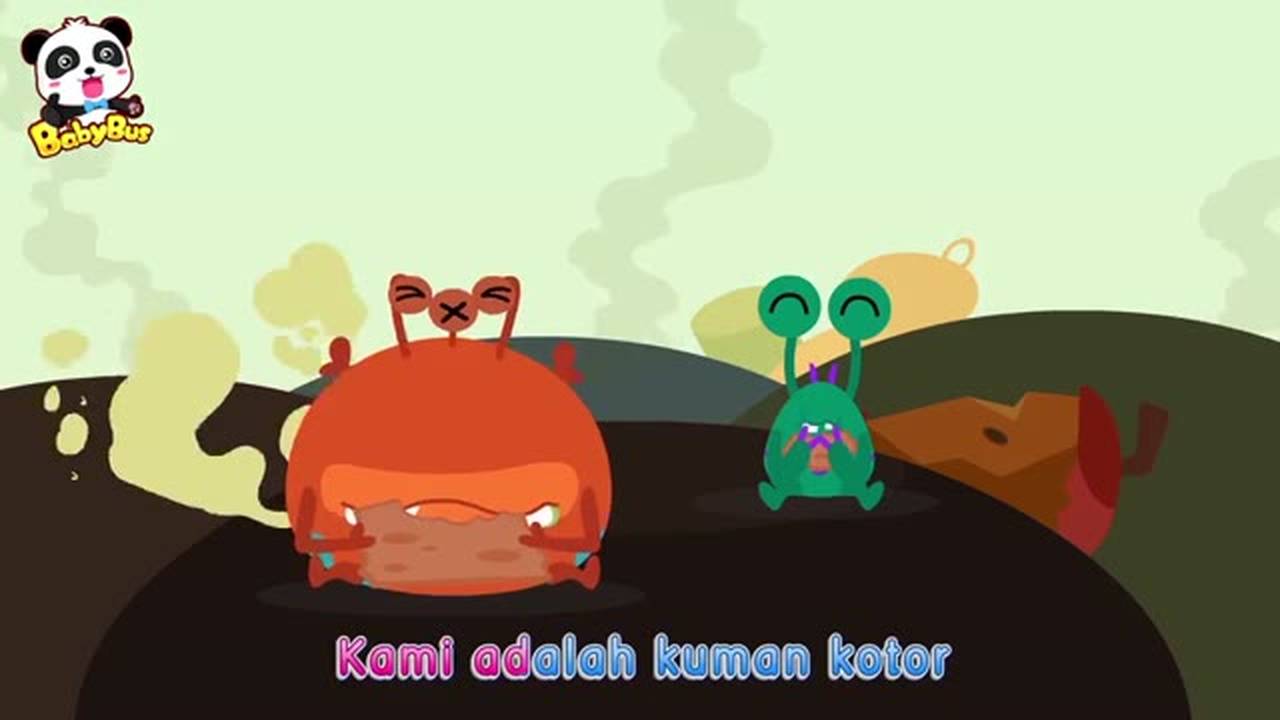 Baby Bus | Bayi Kucing Membuang Sampah Pada Tempatnya | Vidio