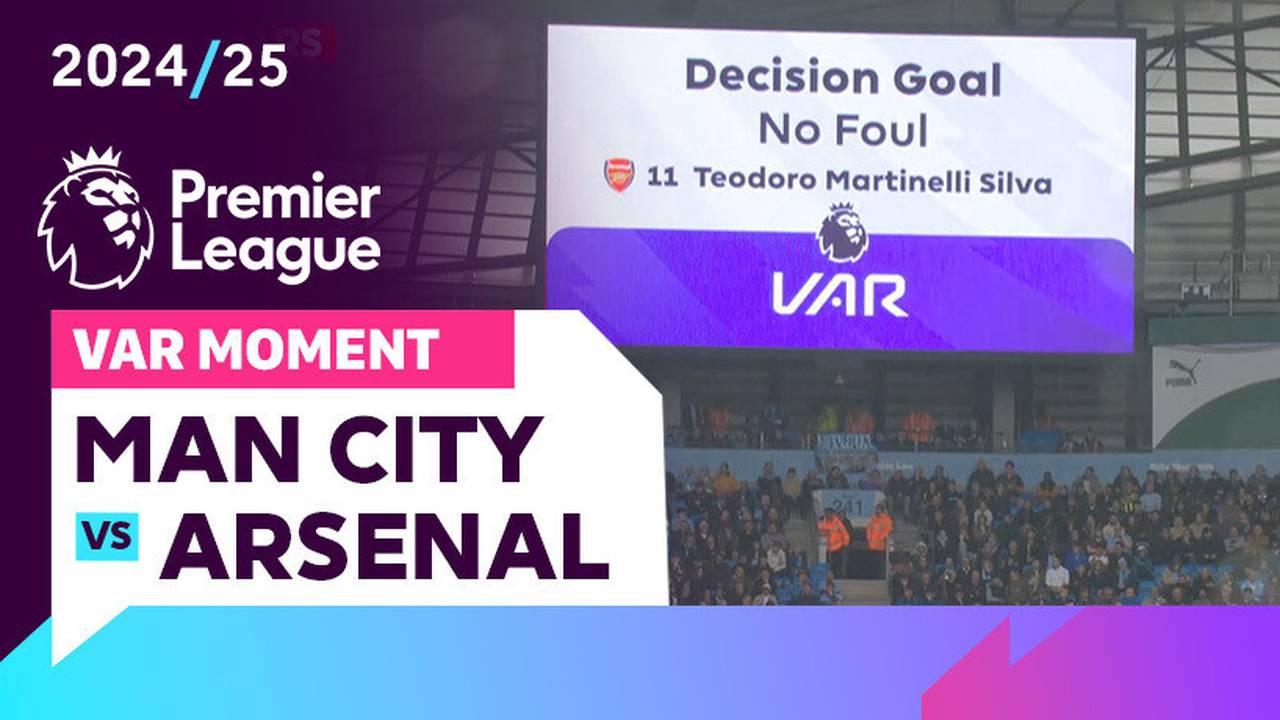 Momen VAR | Man City vs Arsenal | Premier League 2024/25 | Vidio