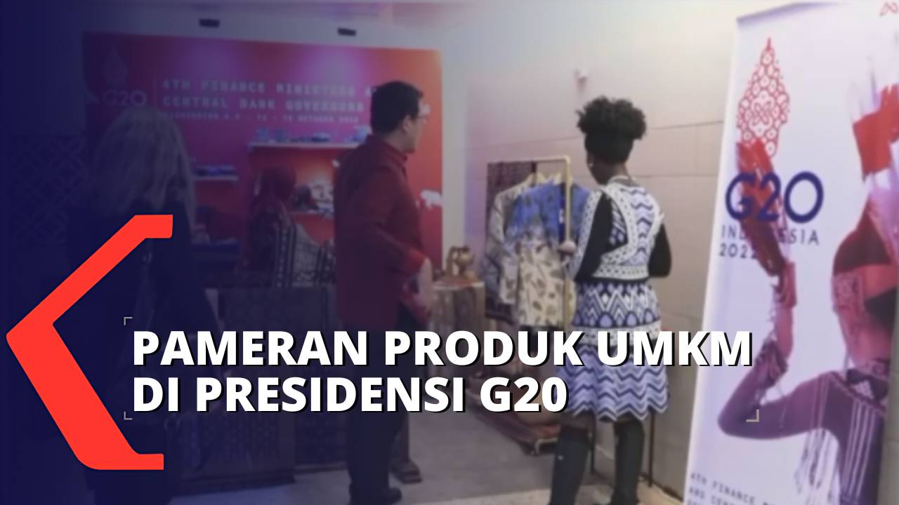 Showcase Produk UMKM di Pertemuan Presidensi G20 - Kompas TV | Vidio