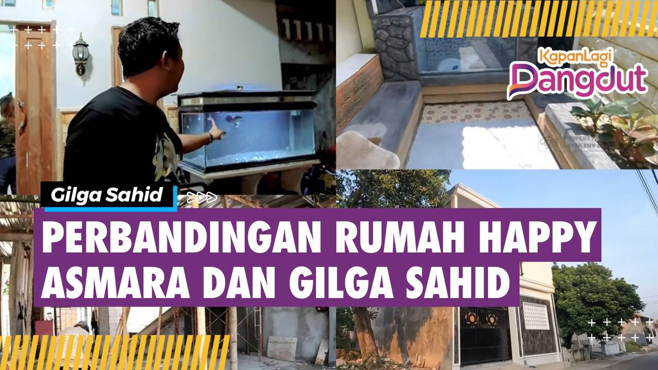Perbandingan Rumah Happy Asmara dan Gilga Sahid di Kampung Halaman - Sederet Milik Keluarga ...