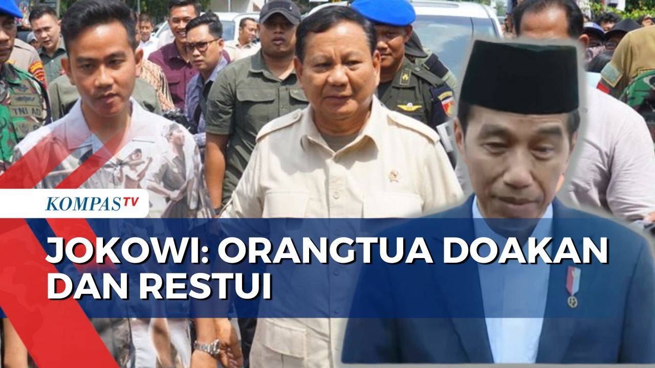 Gibran Diusung Jadi Bacawapres Prabowo, Jokowi: Orangtua Doakan dan Restui - Kompas TV | Vidio