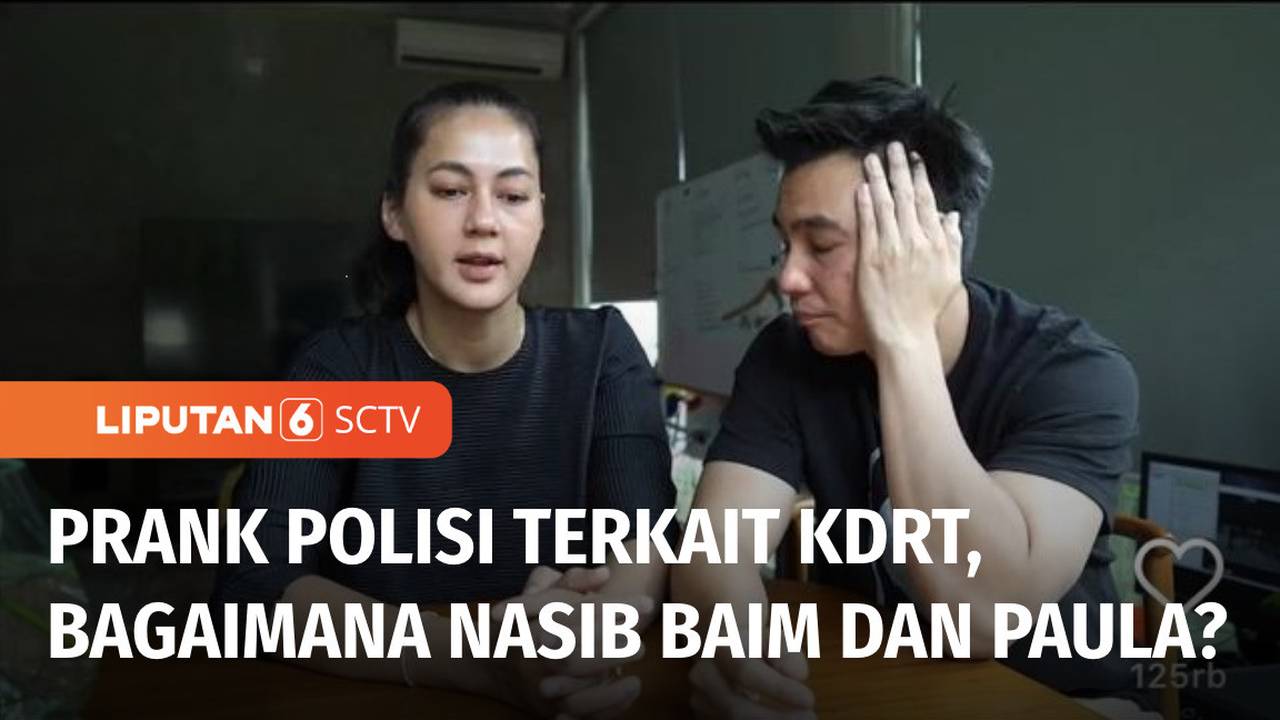 Baim Wong Dan Paula Unggah Konten Prank Polisi Soal Kasus Kdrt