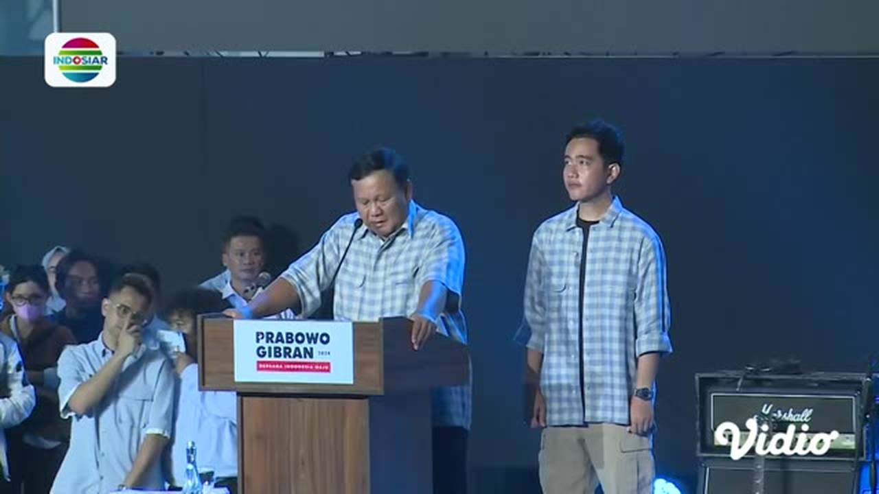 Prabowo Bersyukur Dengan Hasil Hitung Cepat | Pesta Rakyat Quick Count ...
