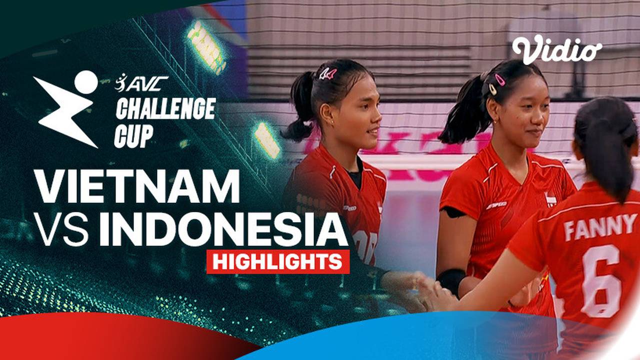 Vietnam vs Indonesia - Highlights | AVC Challenge Cup for Women 2024 | Vidio