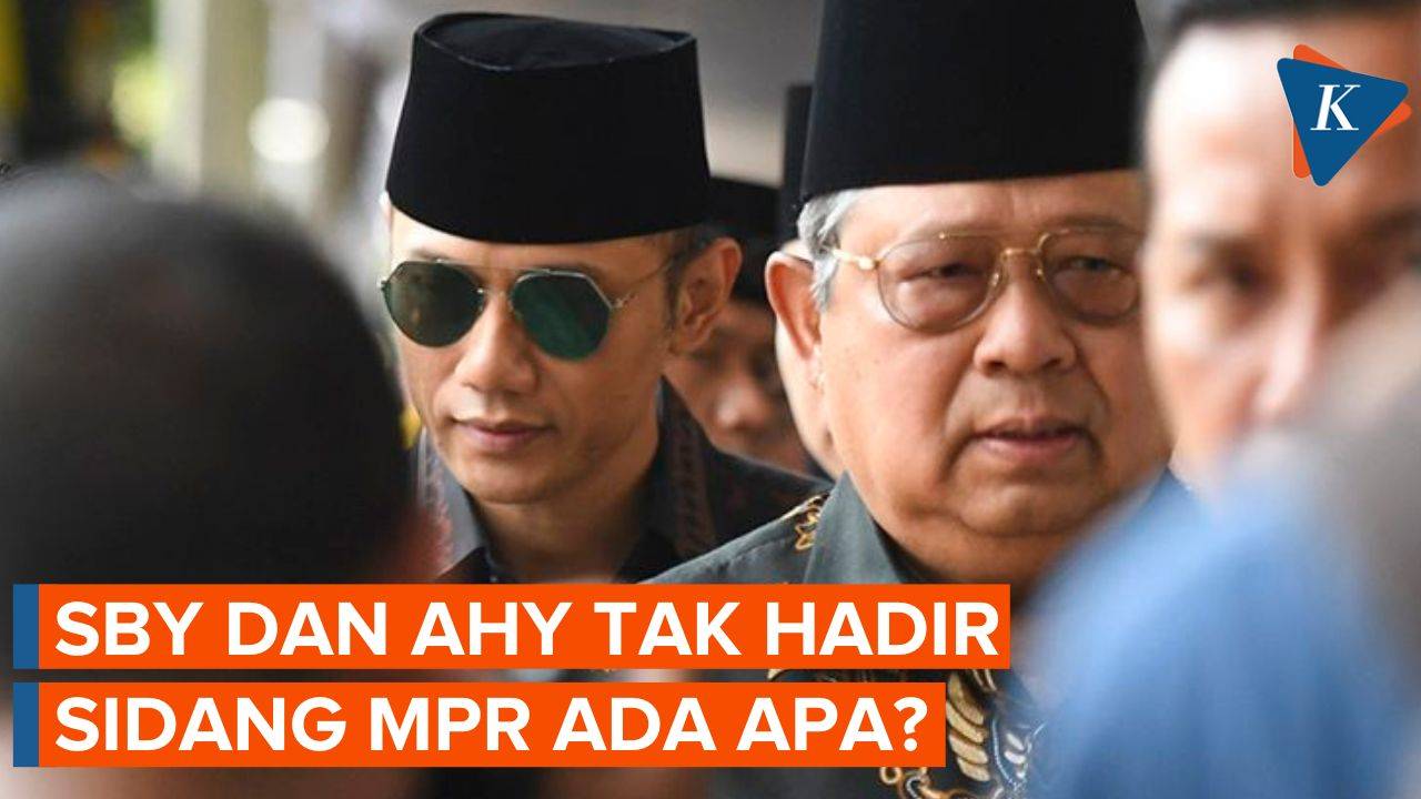Alasan SBY dan AHY Tak Hadir di Sidang Tahunan MPR - Kompascom | Vidio