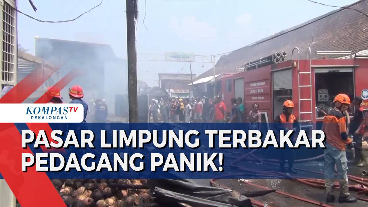 Api Membakar 4 Kios di Pasar Limpung, Kerugian Ratusan Juta - Kompas TV