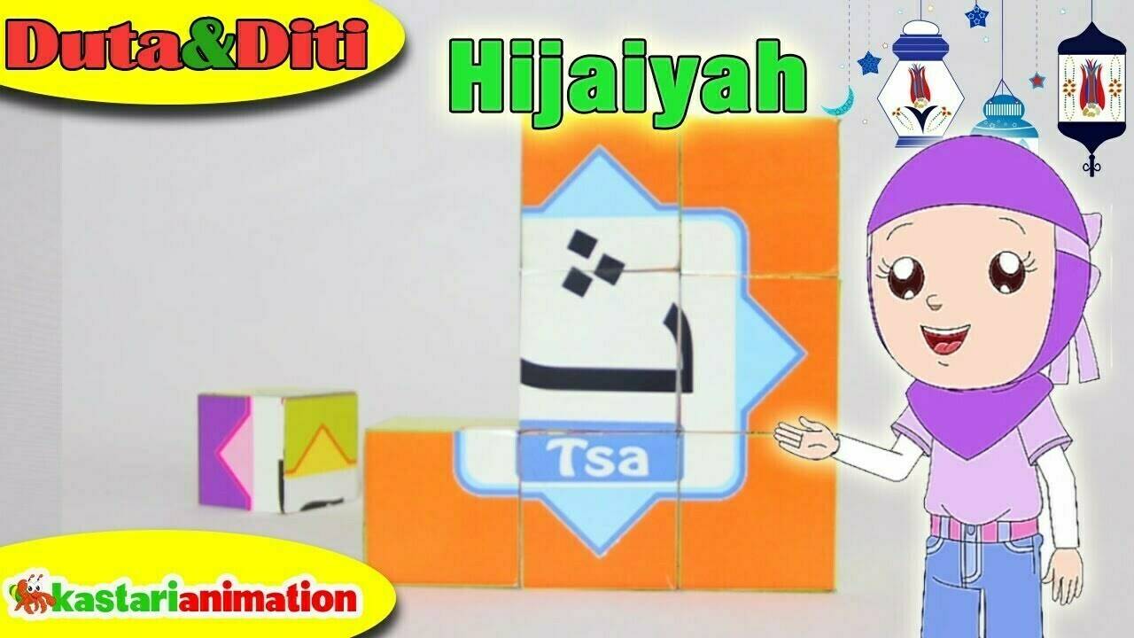 Belajar Puzzle Huruf Hijaiyah Tsa bersama Diti - Kastari Animation ...