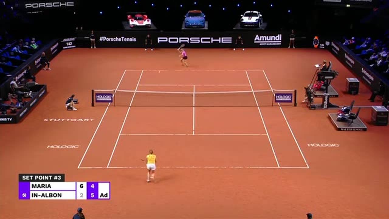 Tatjana Maria vs Ylena IN-Albon - Match Highlights | WTA Porsche Tennis ...