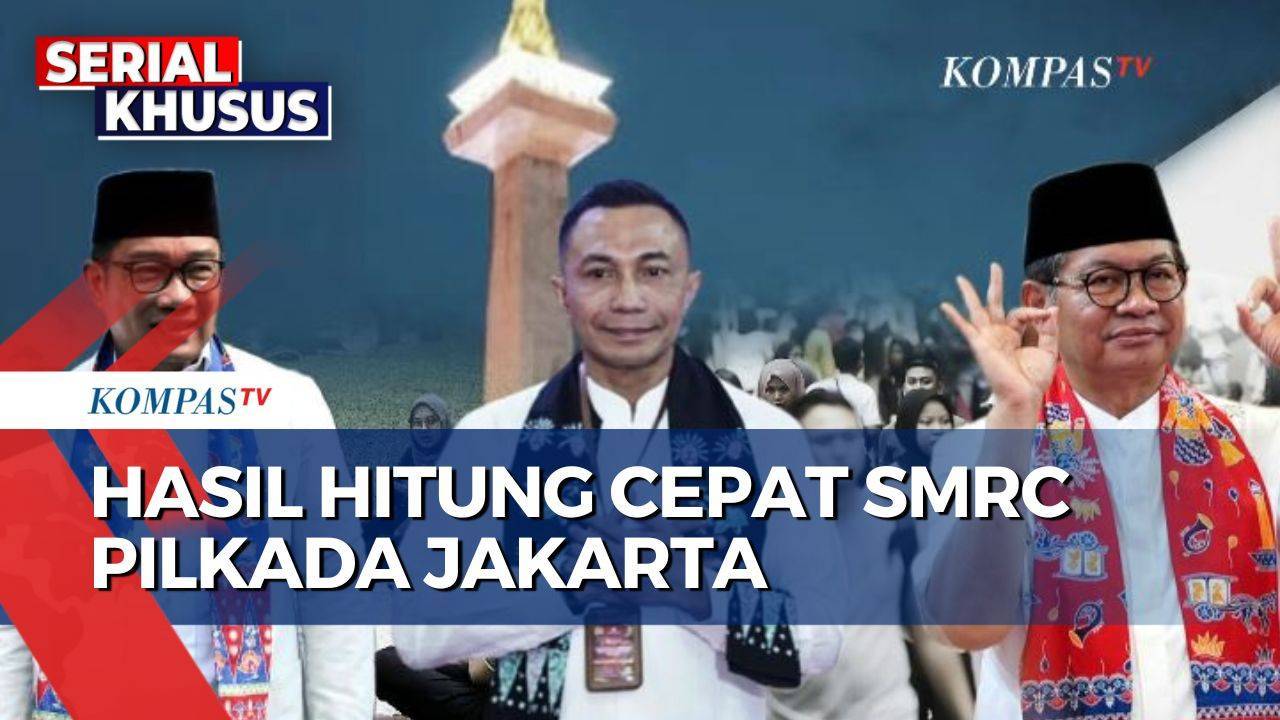 Hitung Cepat SMRC: RK-Suswono 38.9 Persen, Dharma-Kun 10.16 Persen, Pram-Rano 50.95 Persen ...