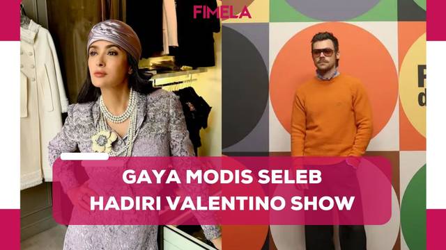 Gaya Modis Seleb Hadiri Valentino Show di Paris Fashion Week, Harry ...