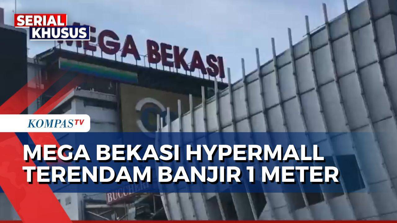 Banjir di Mega Bekasi Hypermall Mulai Surut - Kompas TV | Vidio