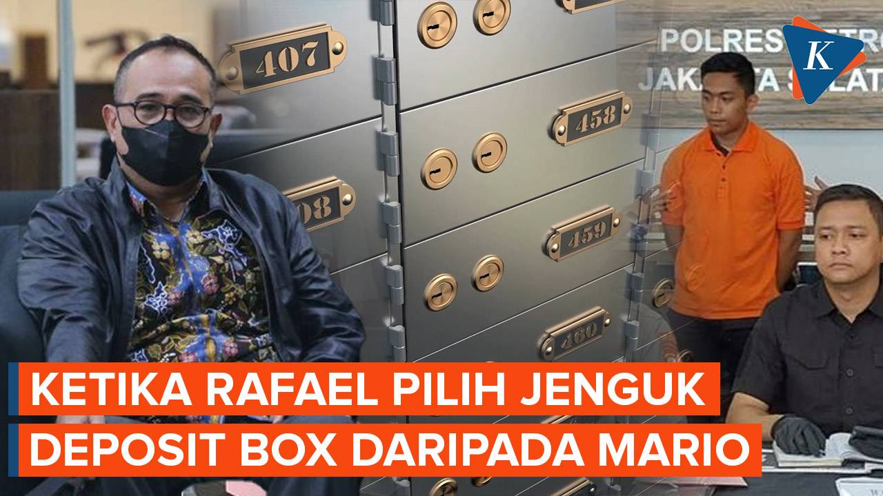 Rafael Alun Pilih Jenguk Deposit Box Daripada Mario Dandy - Kompascom ...