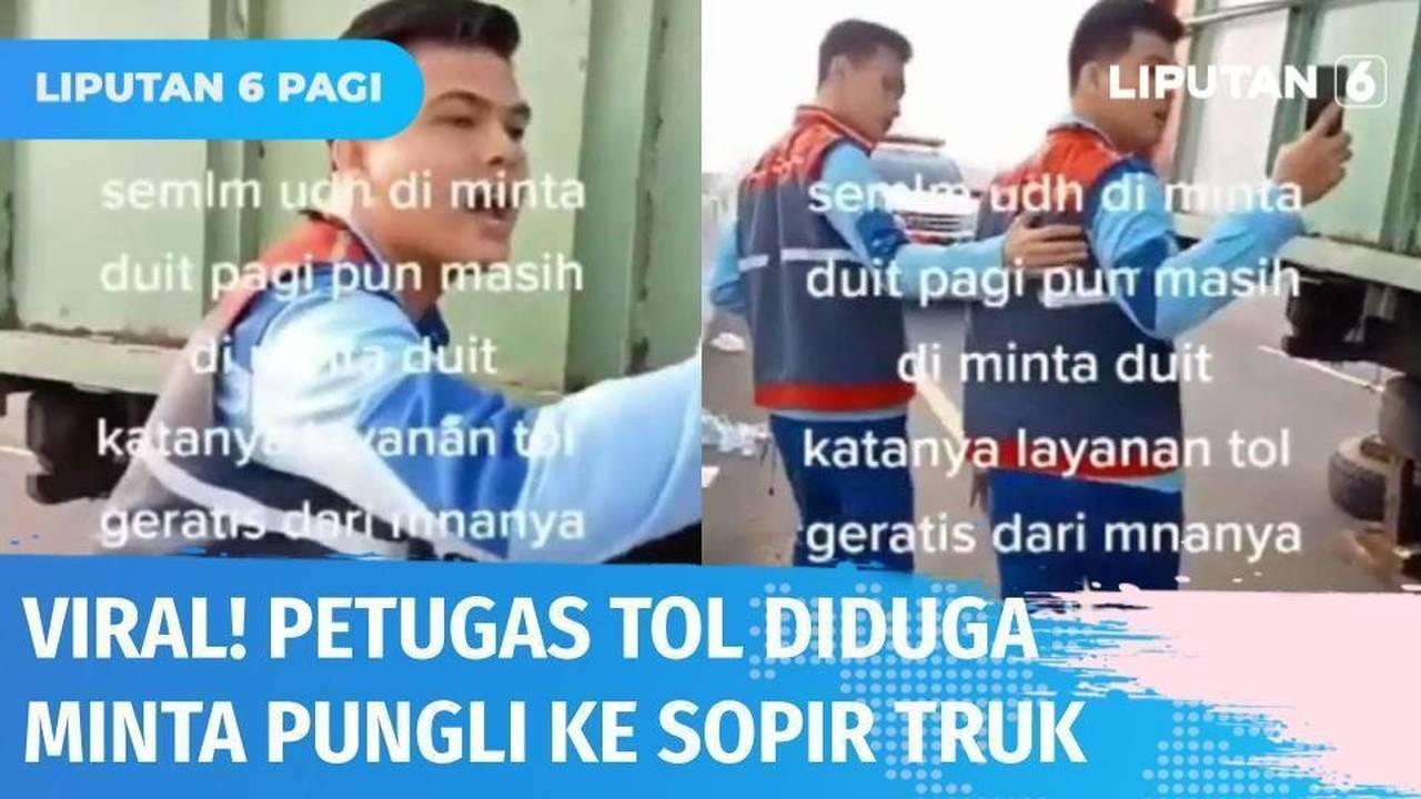 Viral! Kena Musibah Kendaraannya Rusak, Sopir Truk Malah Jadi Korban Pungli Petugas Tol ...