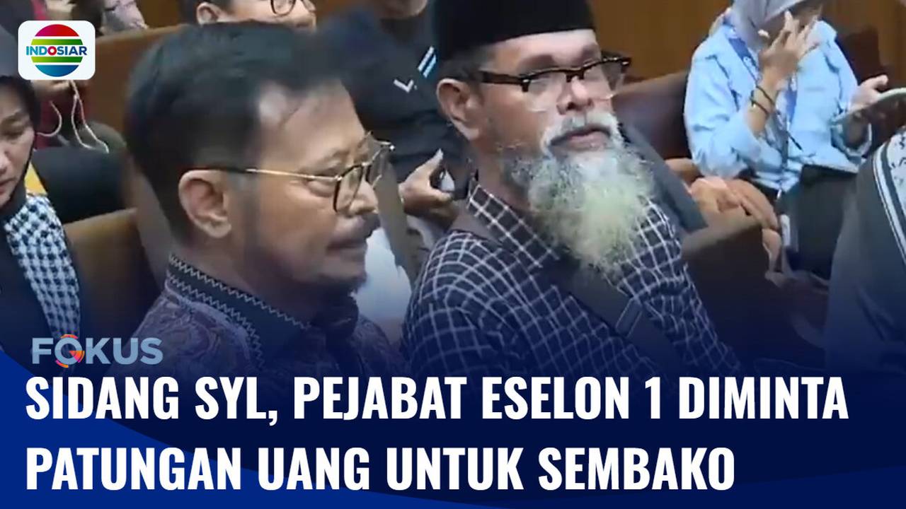 Sidang Lanjutan SYL, Pejabat Eselon 1 Diminta Patungan Uang untuk ...