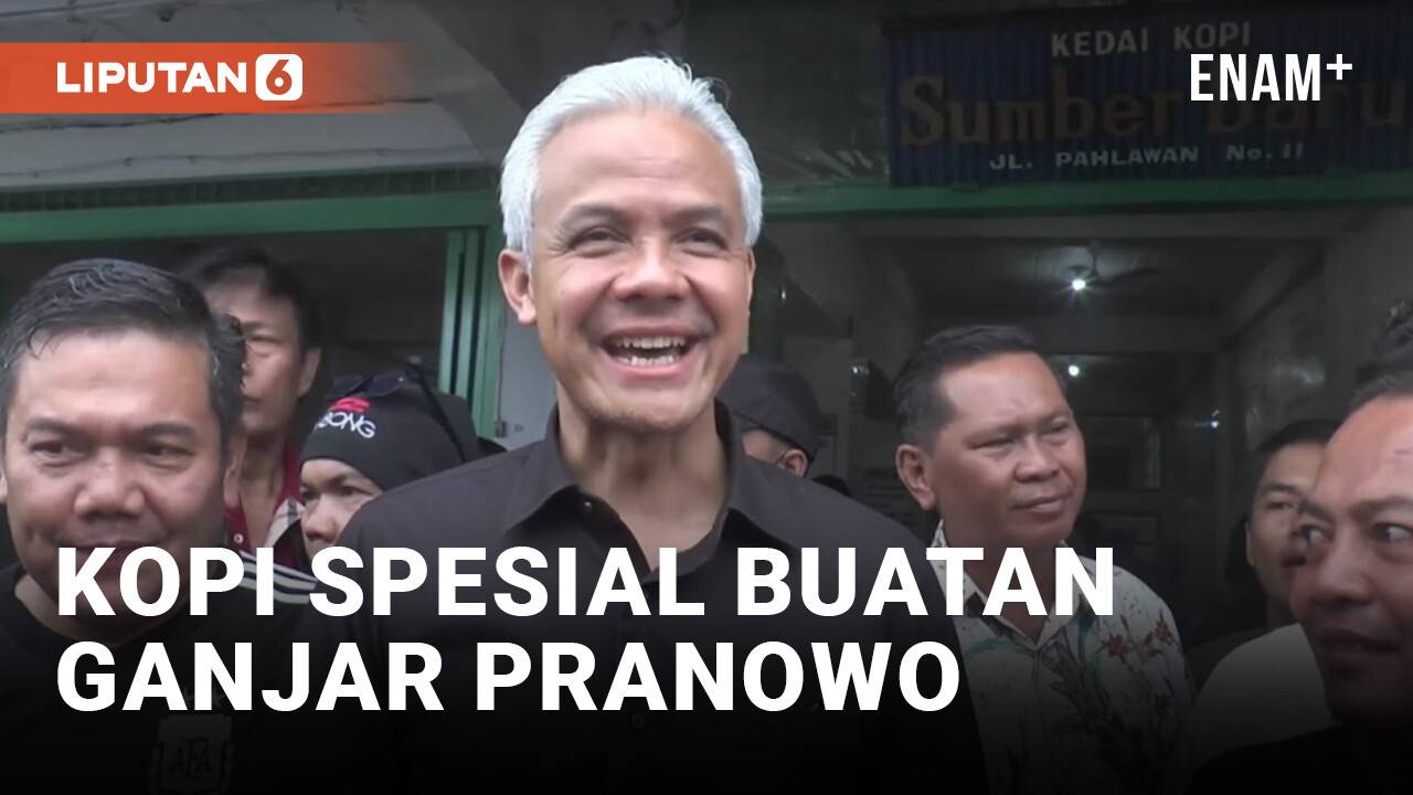 Ganjar Pranowo Datangi Kedai Kopi Legendaris - LiputanEnam | Vidio