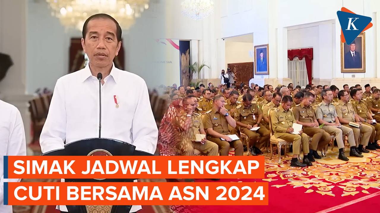 Presiden Tetapkan Cuti Bersama ASN Tahun 2024, Berikut Jadwalnya ...