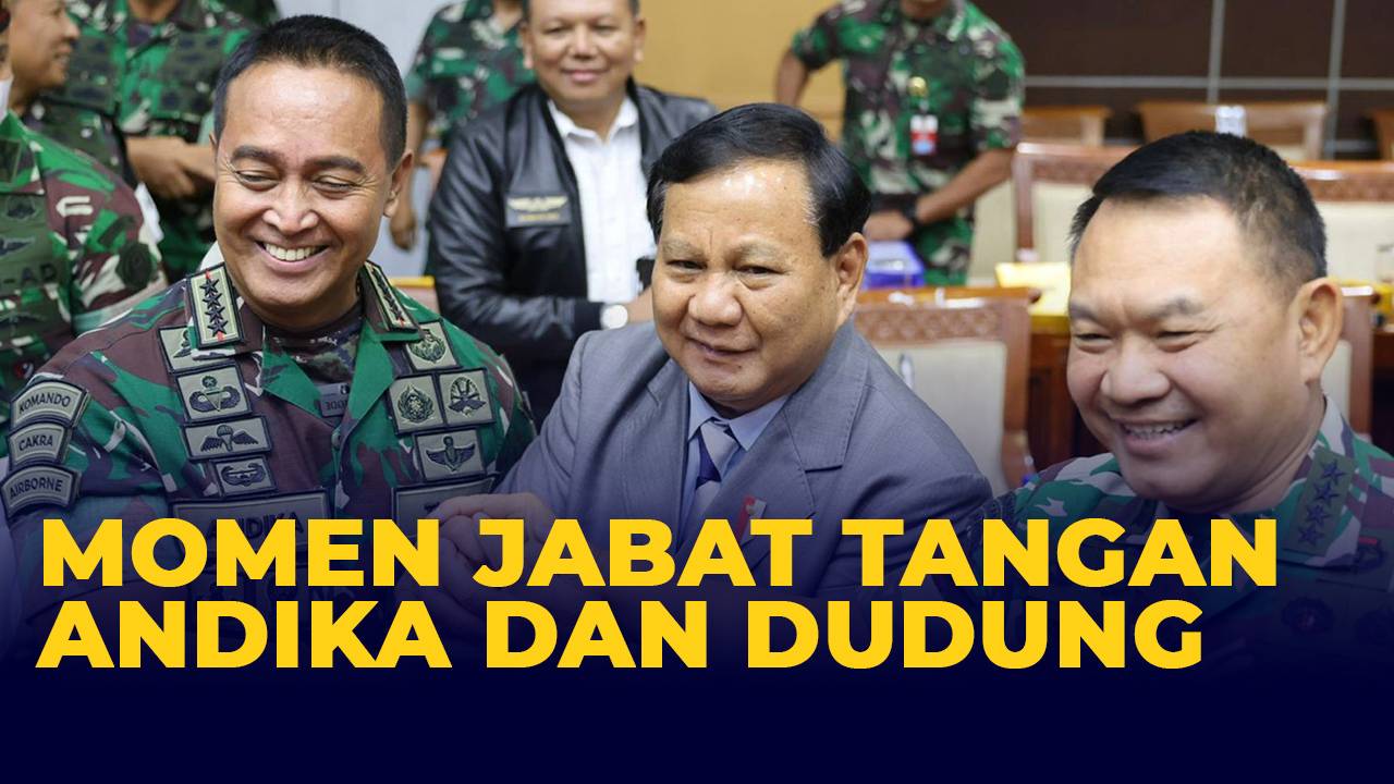 Momen Kebersamaan Andika dan Dudung, Duduk Terpisah Prabowo hingga Salam Komando - Kompas TV | Vidio