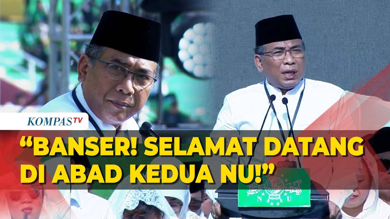 [Full] Menggelegar! Pidato Lengkap Ketum PBNU Gus Yahya di Harlah 1 ...