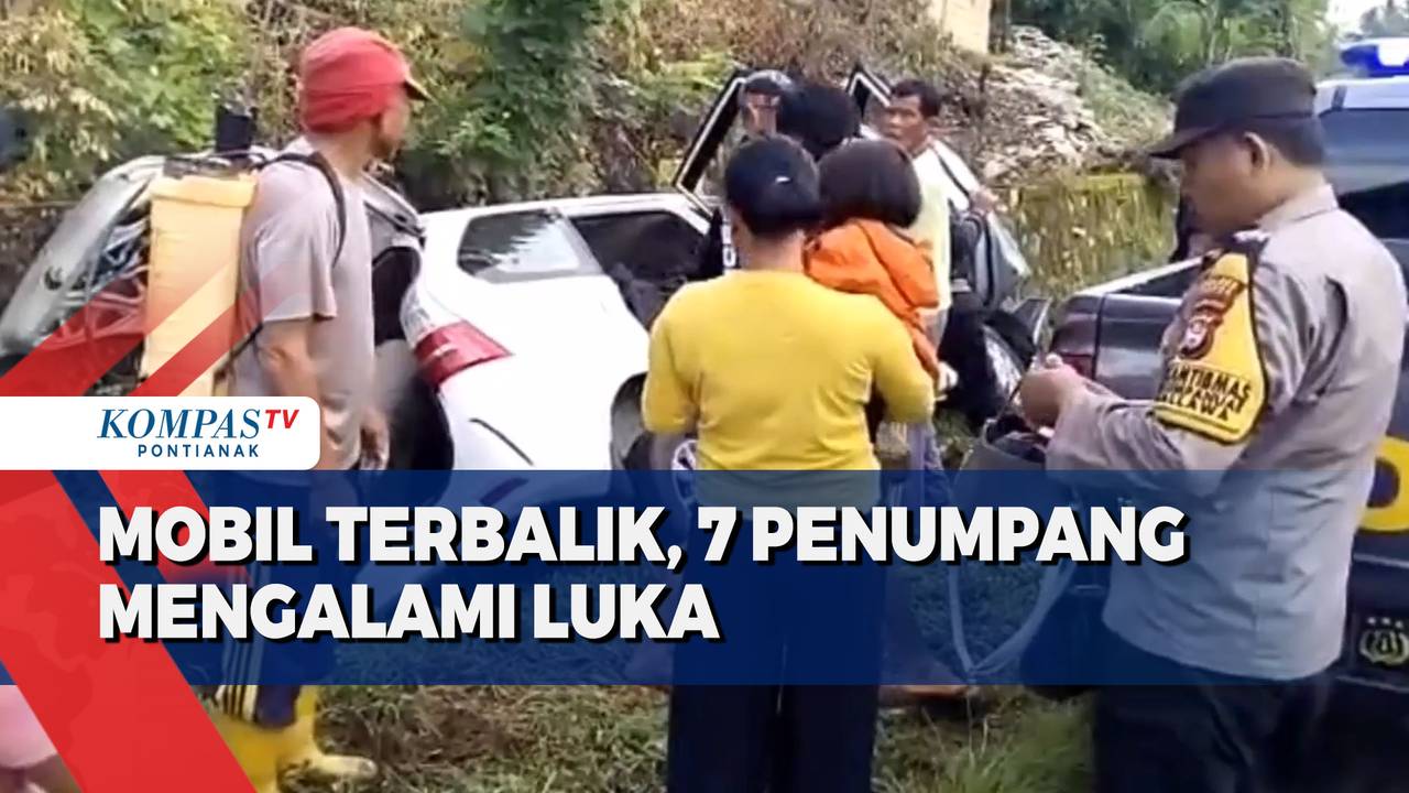 Mobil Terbalik, 7 Penumpang Mengalami Luka - Kompas TV | Vidio