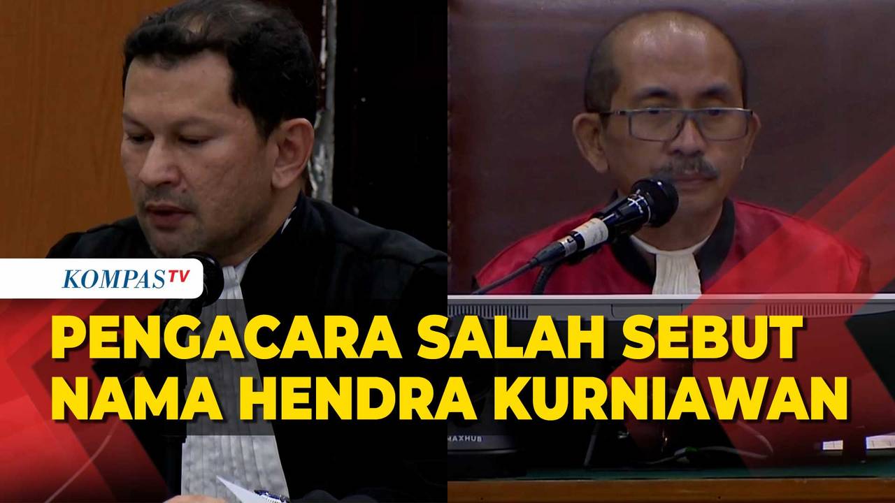 Momen Jaksa Tertawa Saat Pengacara Salah Tulis Hendra Kurniawan Jadi Hendra Kusuma - Kompas TV ...