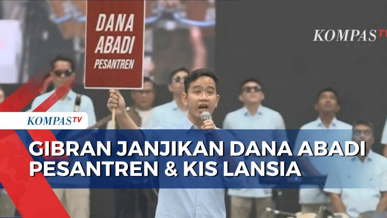 Gibran Klaim Dana Pesantren dan KIS Lansia Sebagai Program Unggulan ...