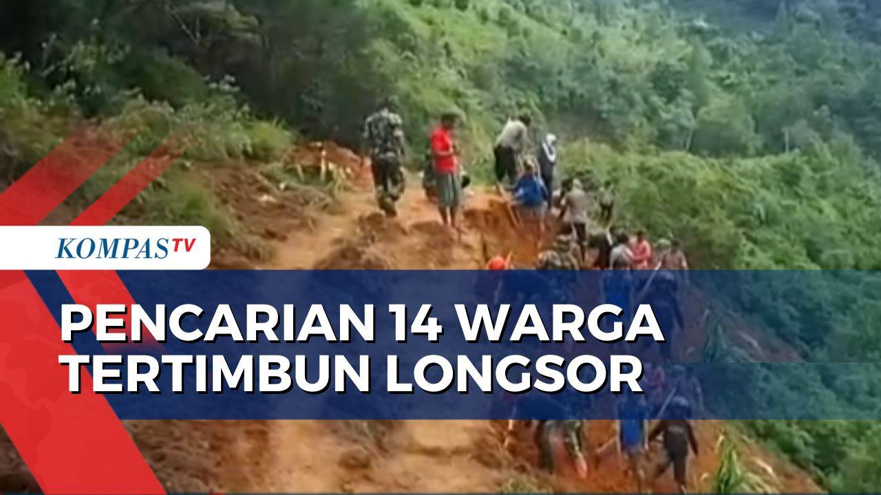 2 Unit Alat Berat Diterjunkan Untuk Bantu Pencarian Korban Longsor Di