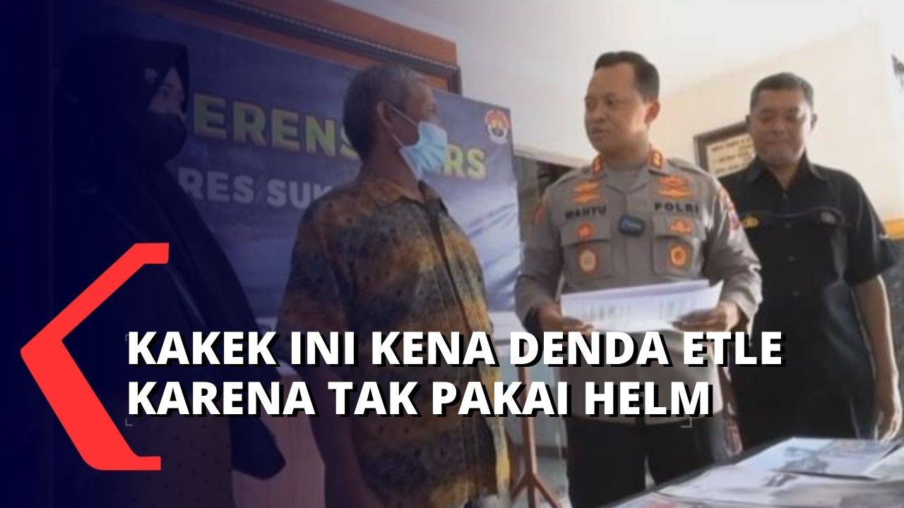 Viral! Kisah Kakek Panto yang Kena Ciduk ETLE Tak Pakai Helm Saat ...