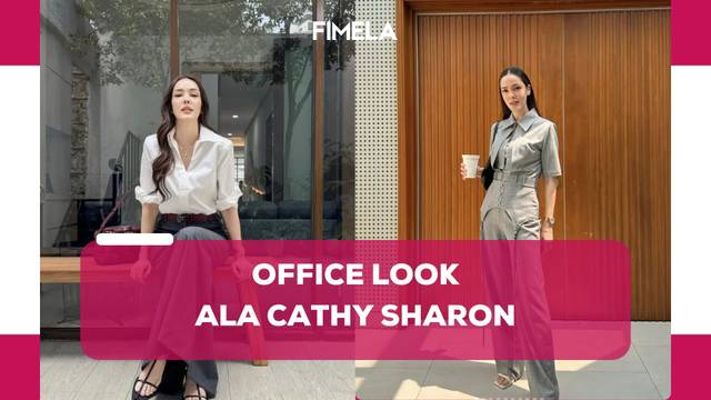 Sukses Jadi Pebisnis, Intip Gaya Office Look ala Cathy Sharon | Enamplus