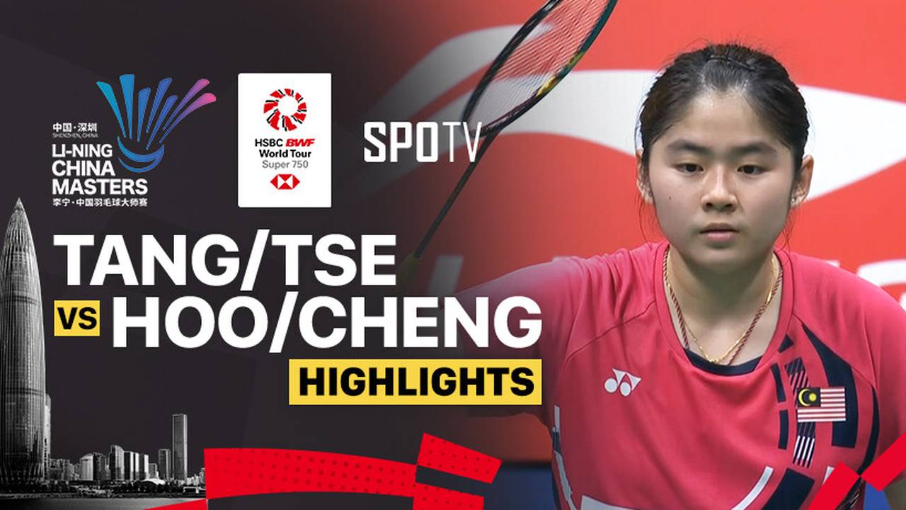 Tang Chun Man/Tse Ying Suet (HKG) vs Hoo Pang Ron/Cheng Su Yin (MAS ...