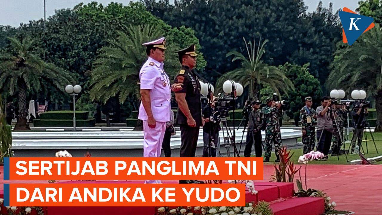 Meriahnya Momen Sertijab Panglima TNI dari Andika Perkasa ke Yudo ...