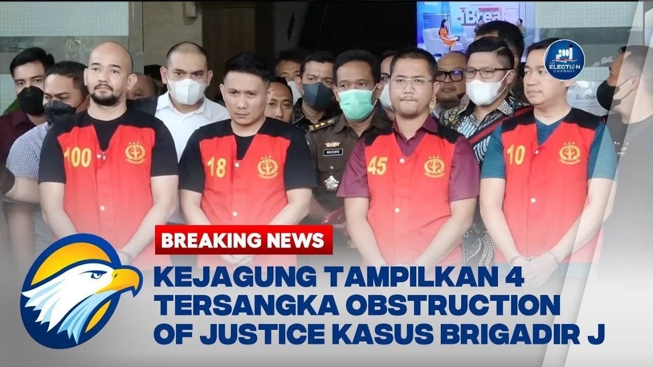 Kejagung Tampilkan 4 Tersangka Obstruction of Justice Kasus Brigadir J - METRO TV | Vidio