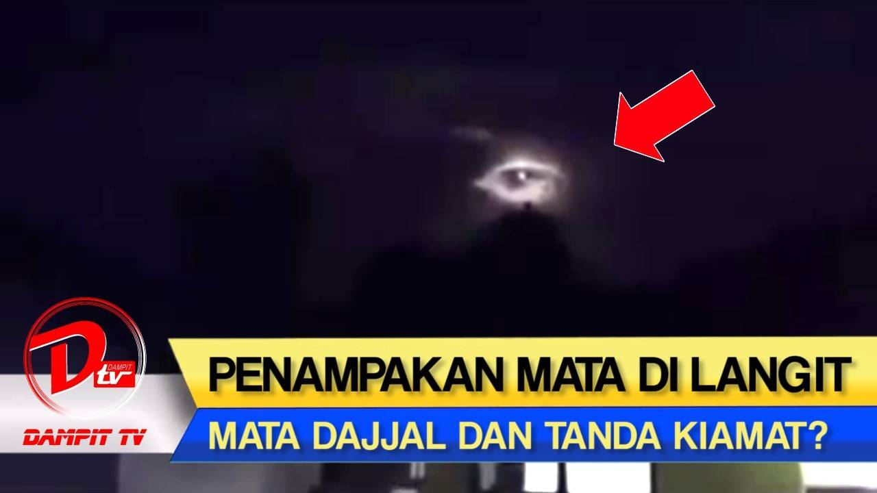 MERINDING! Ada Penampakan Mata Raksasa di Langit Bandung, Ternyata Ini ...