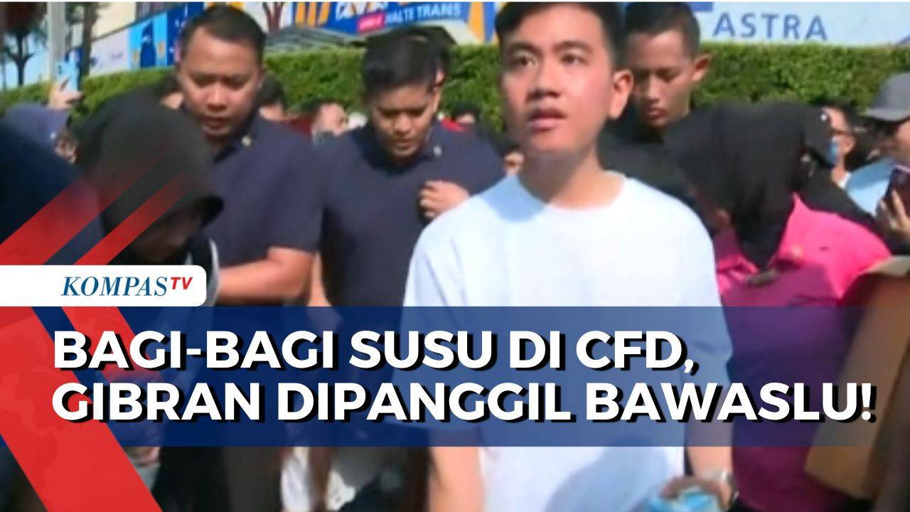 Berdalih Bagi-Bagi Susu di CFD Dilakukan Tanpa Alat Peraga Kampanye ...