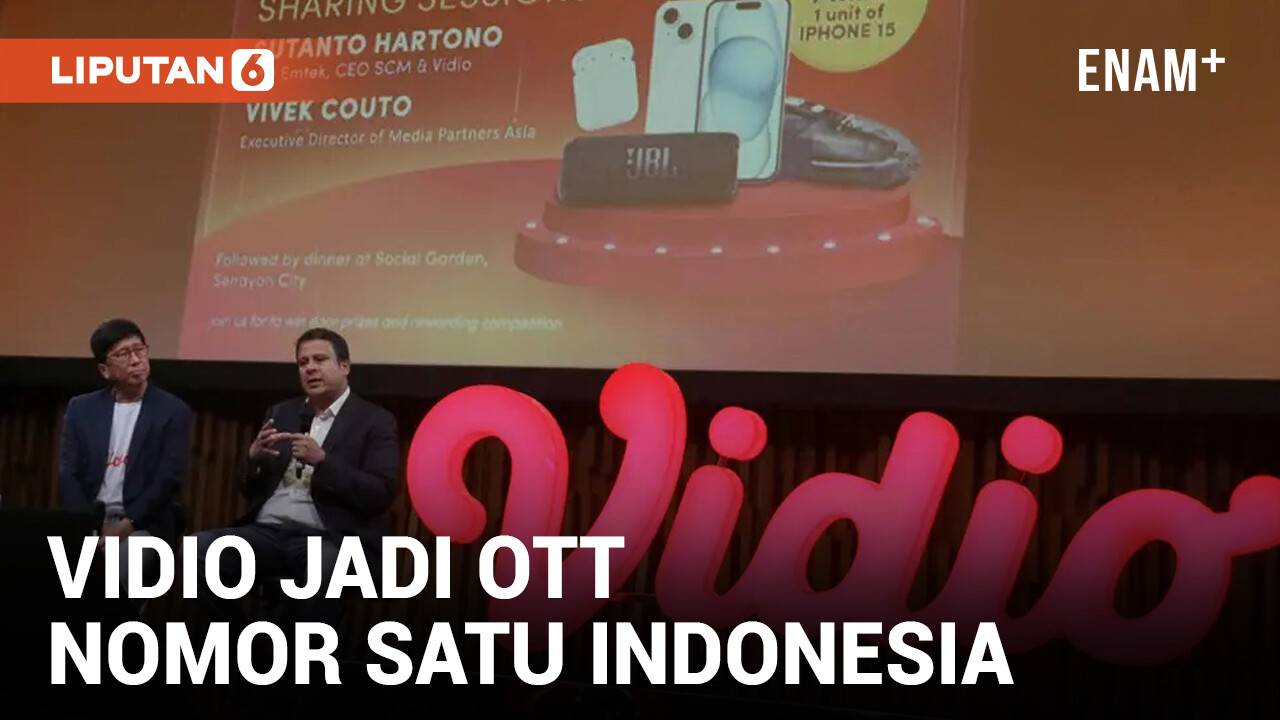 VIDIO Jadi Platform OTT Nomor Satu di Indonesia - liputan6.com