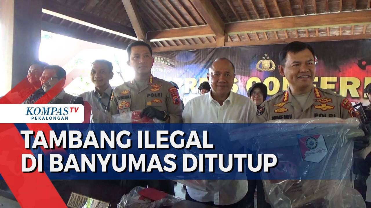 8 Penambang Terjebak di Tambang Ilegal Banyumas, 4 Tersangka Ditahan - Kompas TV | Vidio