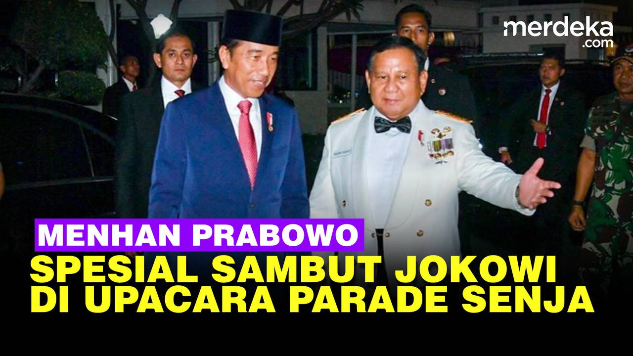 Momen Kebersamaan Prabowo dengan Jokowi dan SBY di Parade Senja HUT ke ...