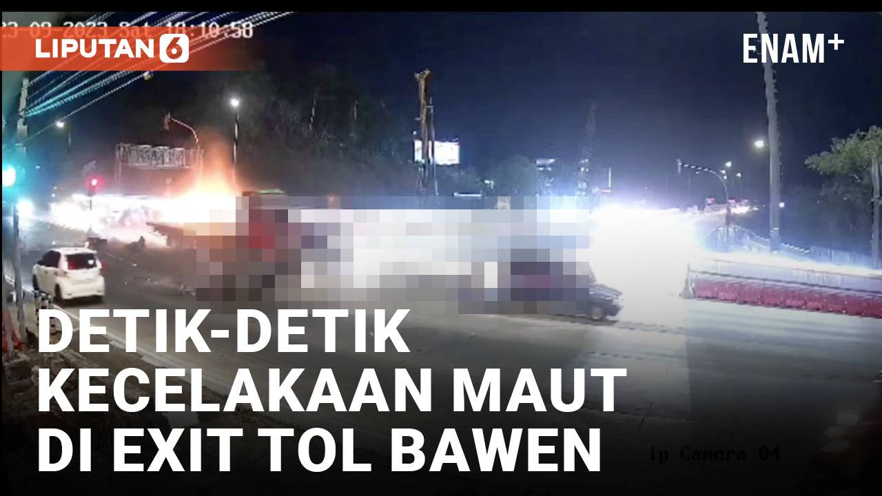 Polisi Ungkap Kronologi Kecelakaan Maut di Exit Tol Bawen - LiputanEnam | Vidio