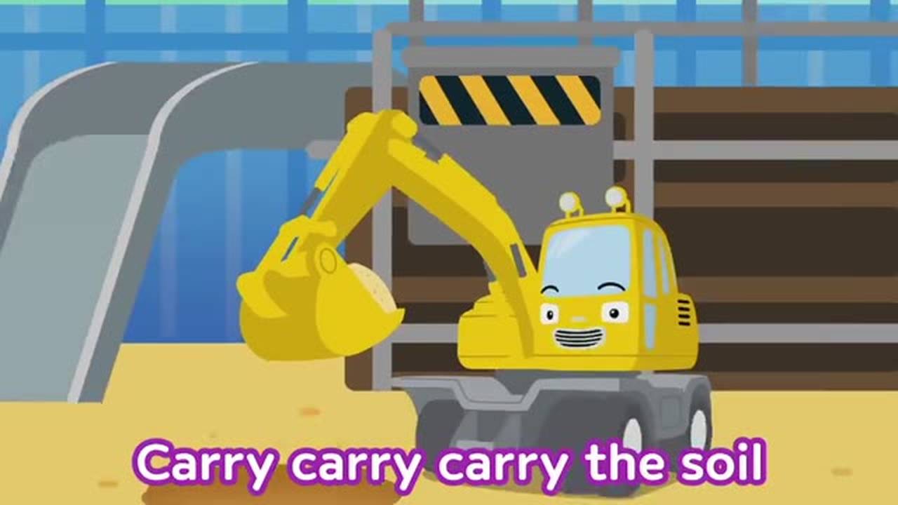 Tayo Heavy Vehicles Songs - Ep 08 - The Excavator Song (2022)